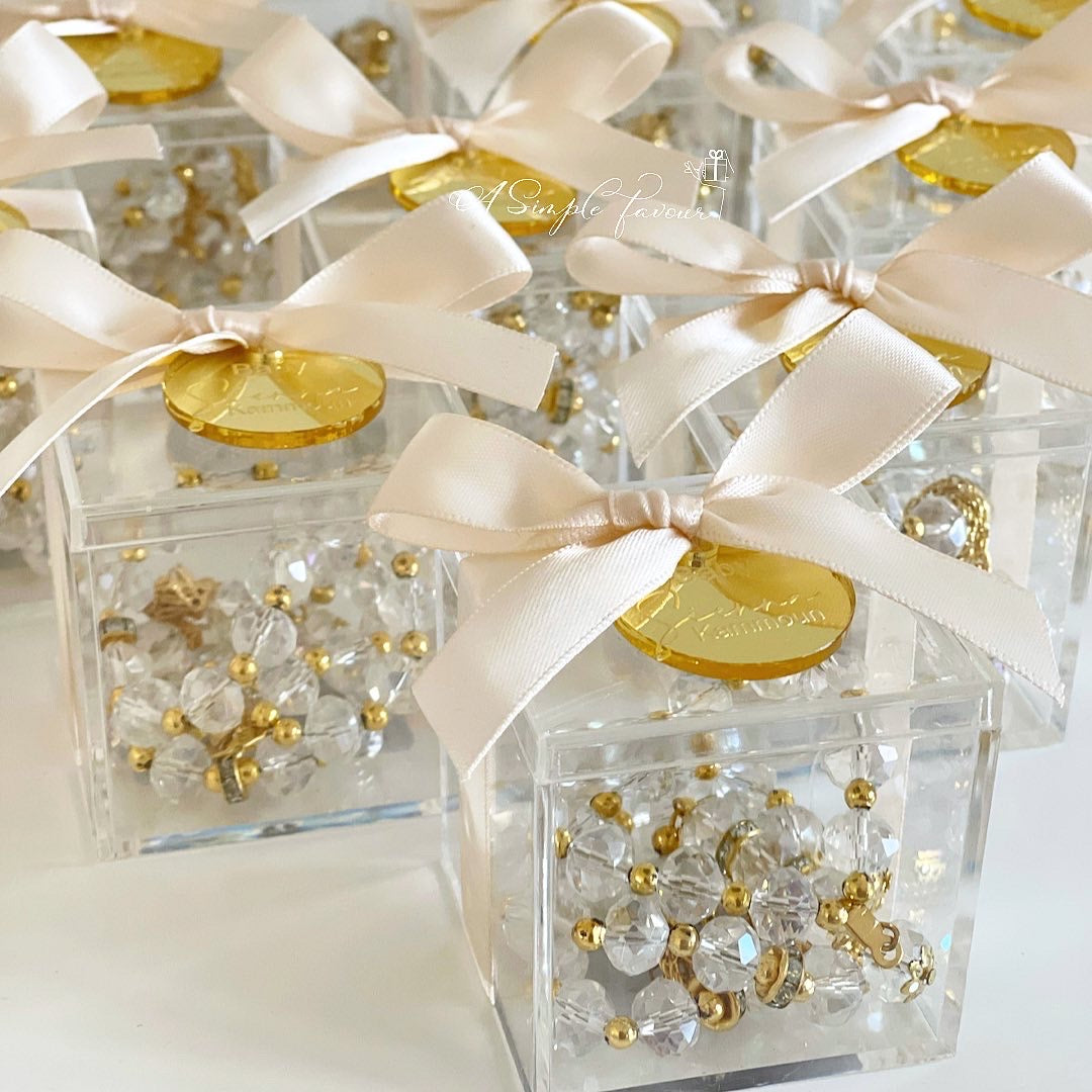 Masbaha Box- 5.5cm Acrylic – A Simple Favour